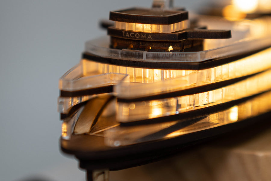 Washington State Ferry Model Lamp - Jumbo MKII – Alpha Channel Design