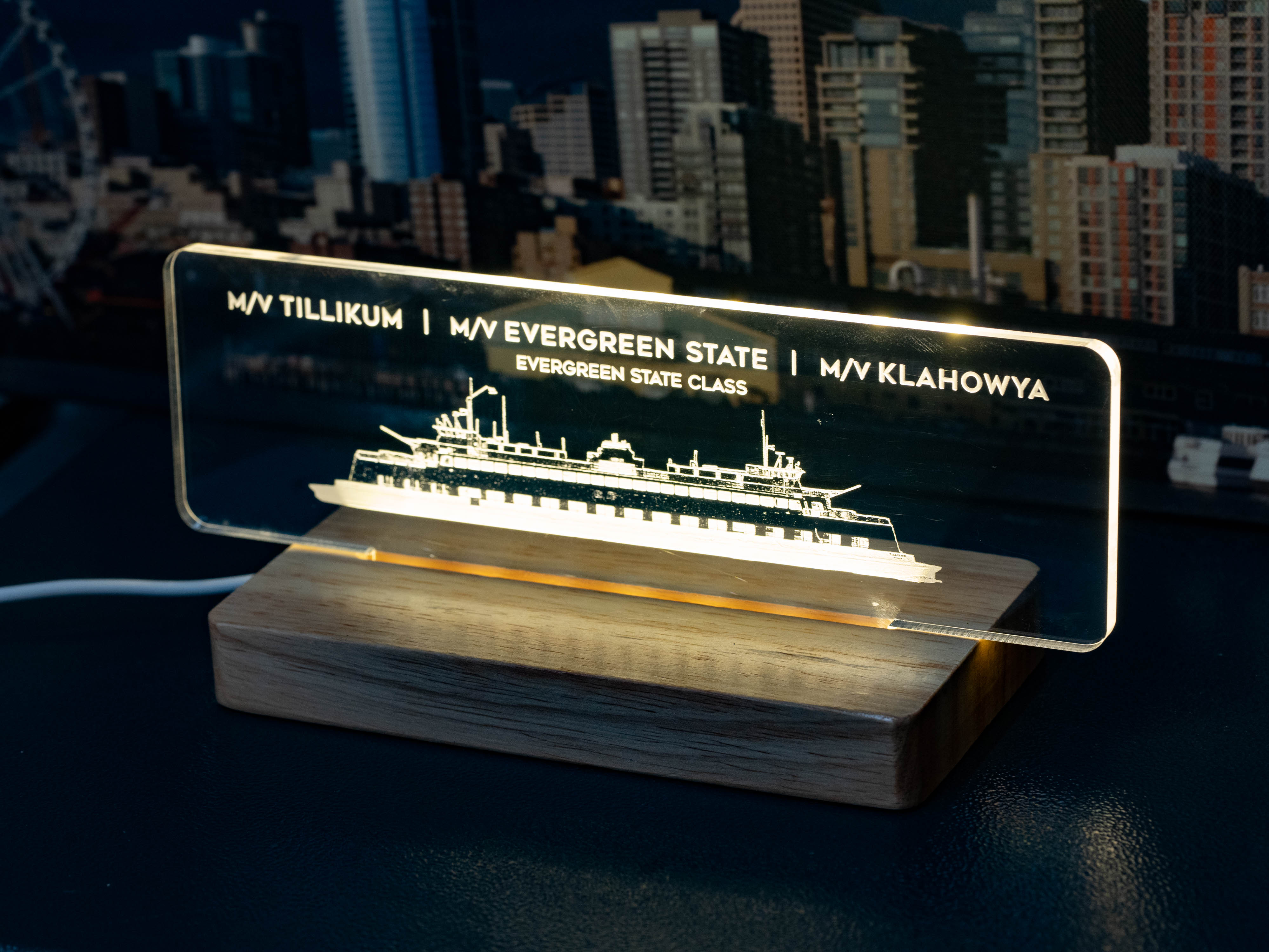 Washington State Ferry Light - Evergreen State Class – Alpha Channel Design