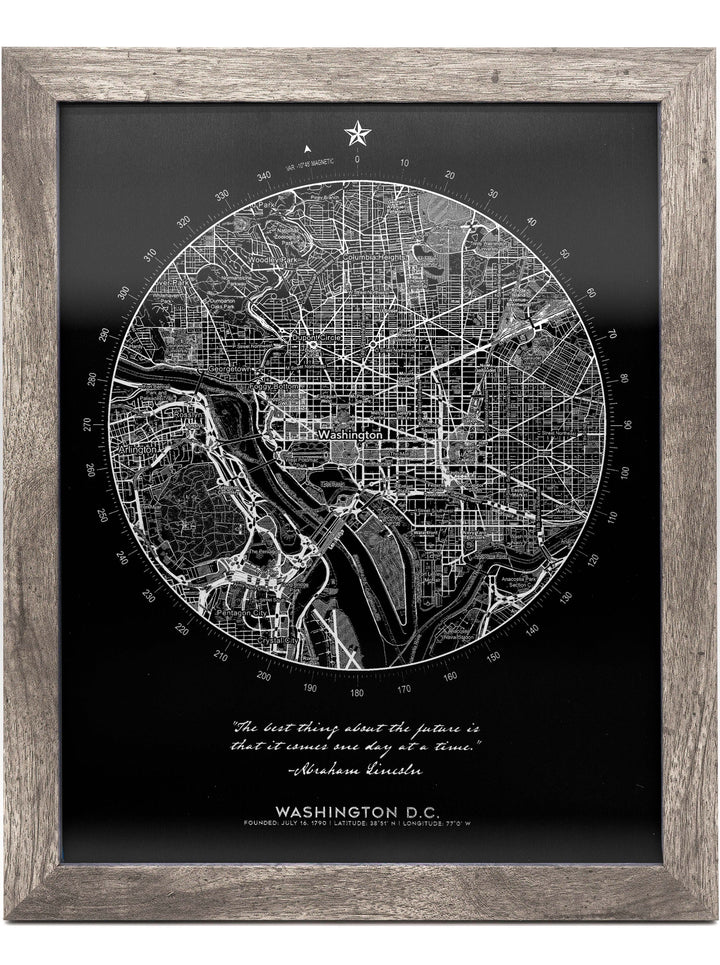 Personalized Aluminum Map – Alpha Channel Design